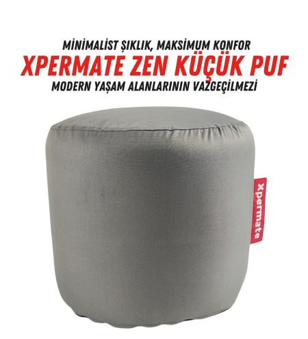 Puf Koltuk, Makyaj Masasi Puf Tabure, Ayaklı Yuvarlak Puf Ayak Uzatma Pufu - Xpermate